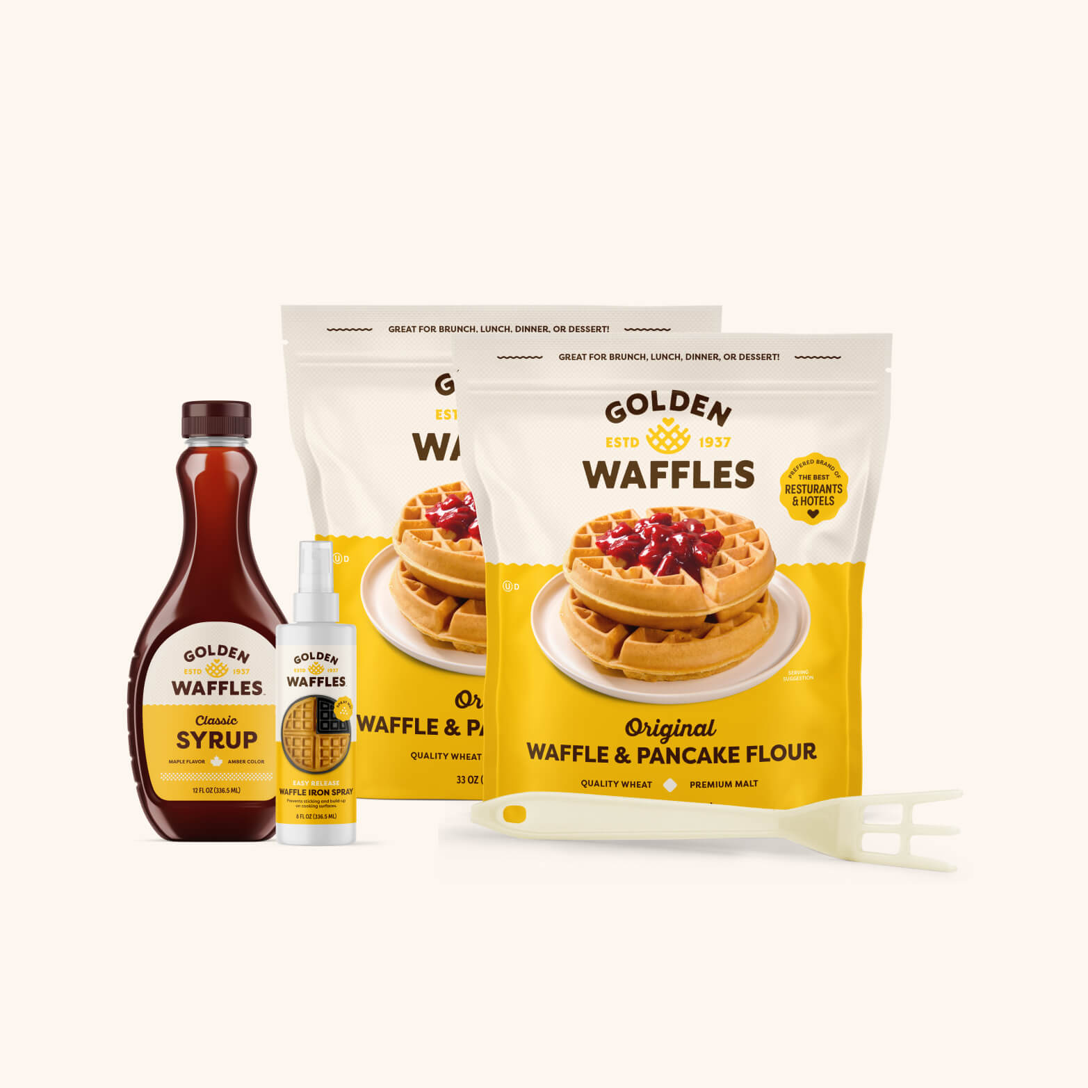 Premier Waffle & Pancake Gift Set – Golden Waffles